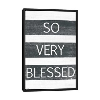 iCanvas "So Very Blessed" by Jaxn Blvd. Framed - Bed Bath & Beyond - 37086792